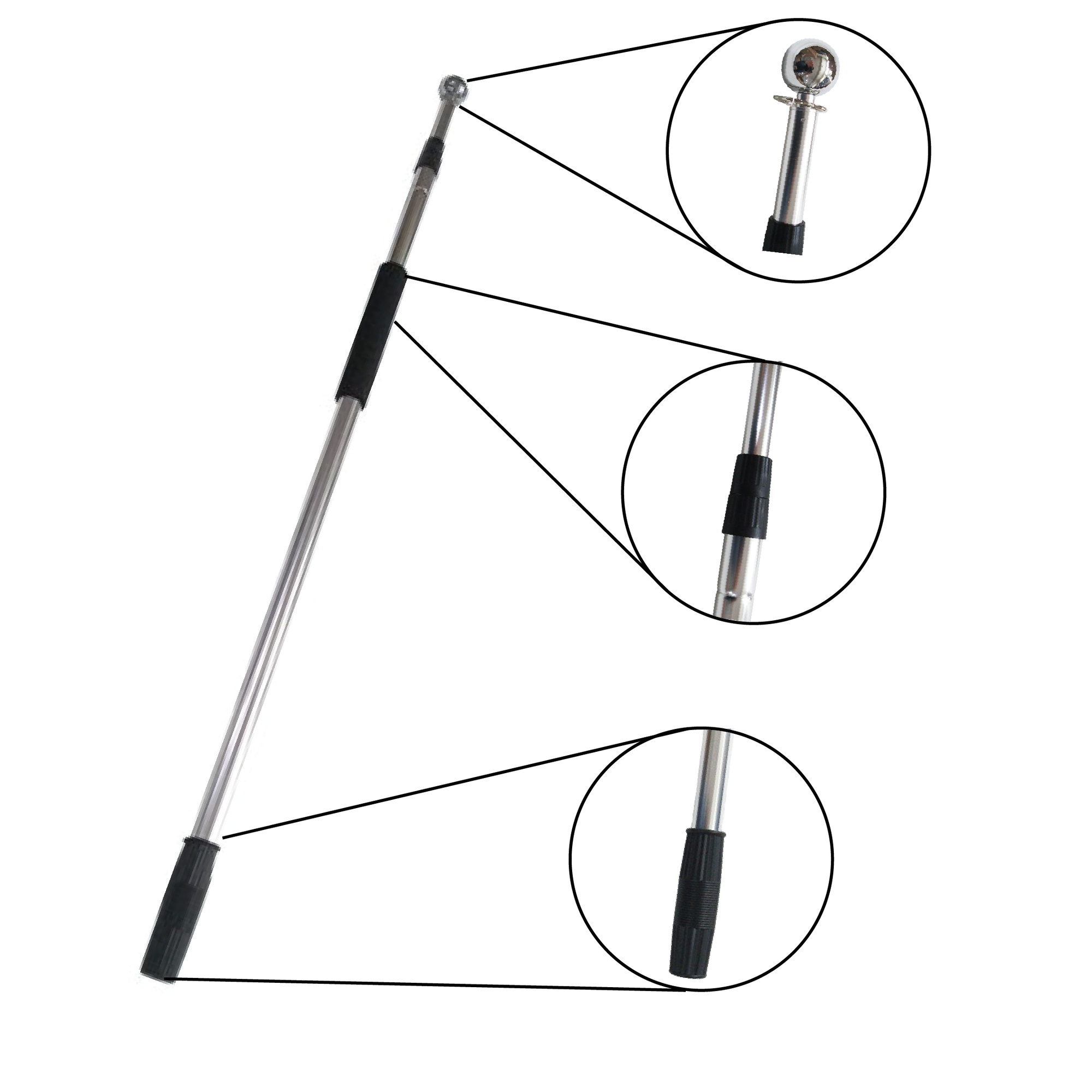 Telescopic Flag pole for Rodeo & Parade Flags | Green Valley - Green ...